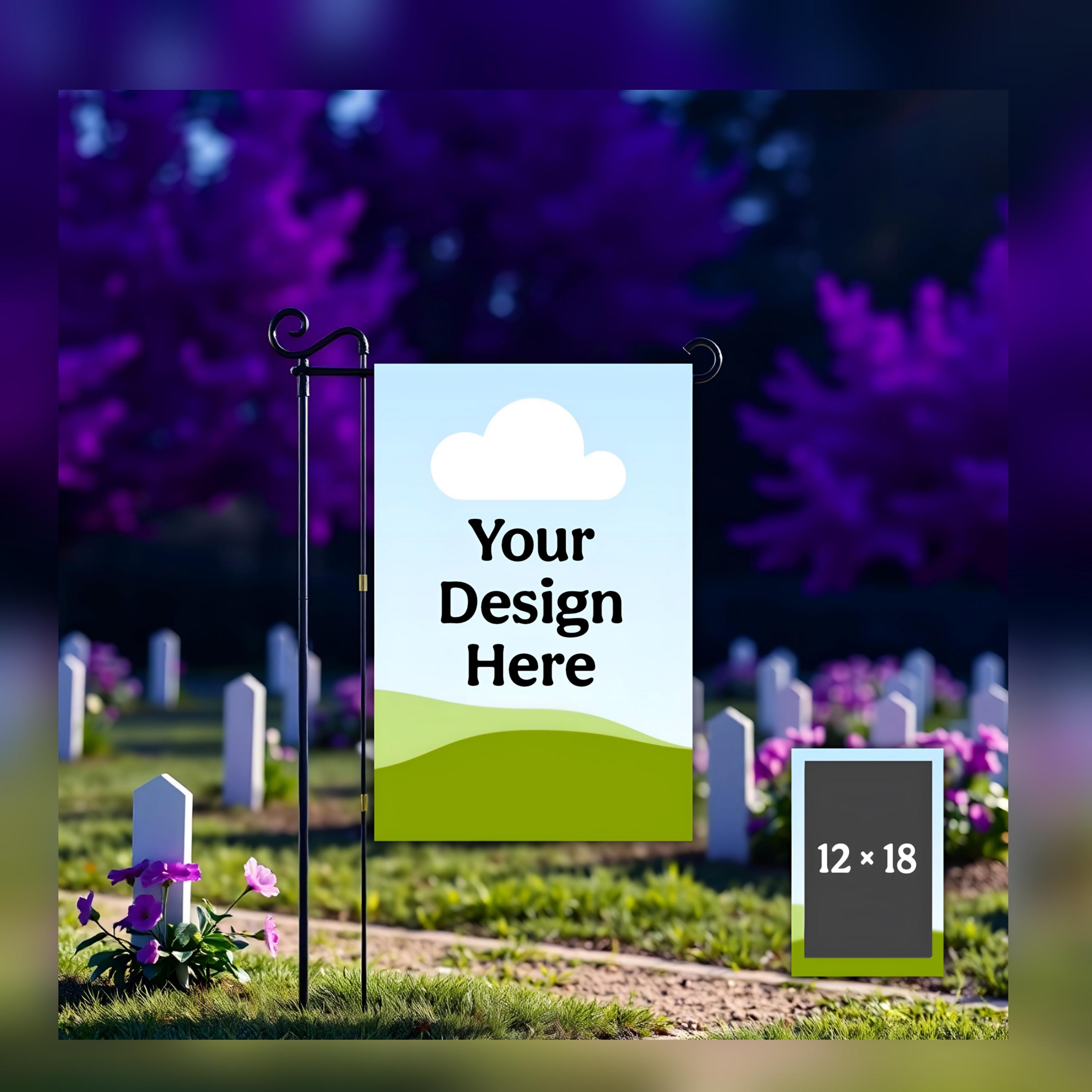 Custom Memorial Garden Flag Svg Png 12x18 Template , Fall Decor for ...