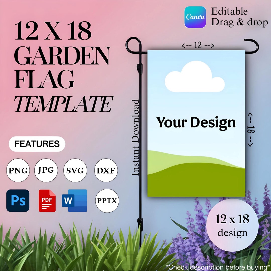 Custom Memorial Garden Flag Svg Png 12x18 Template , Fall Decor for ...