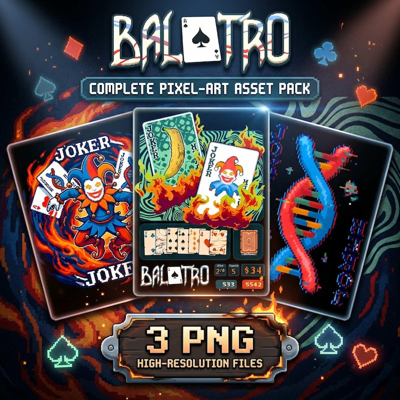 Balatro Playing Cards - Etsy