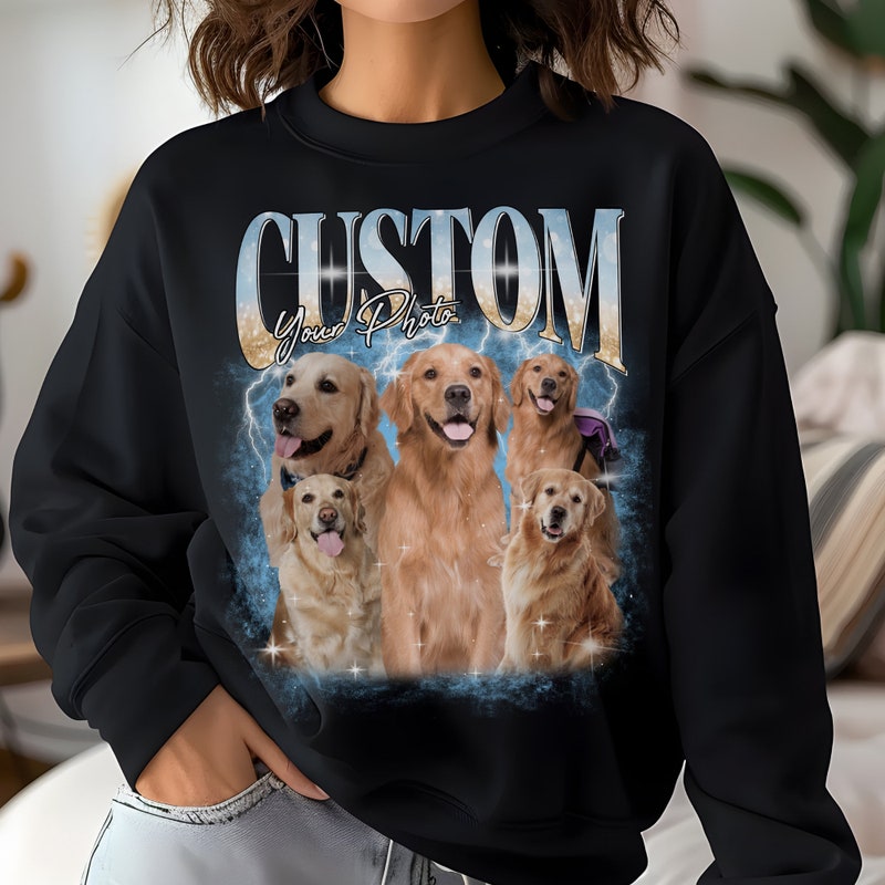 Bootleg Dog Face Hoodie - Etsy