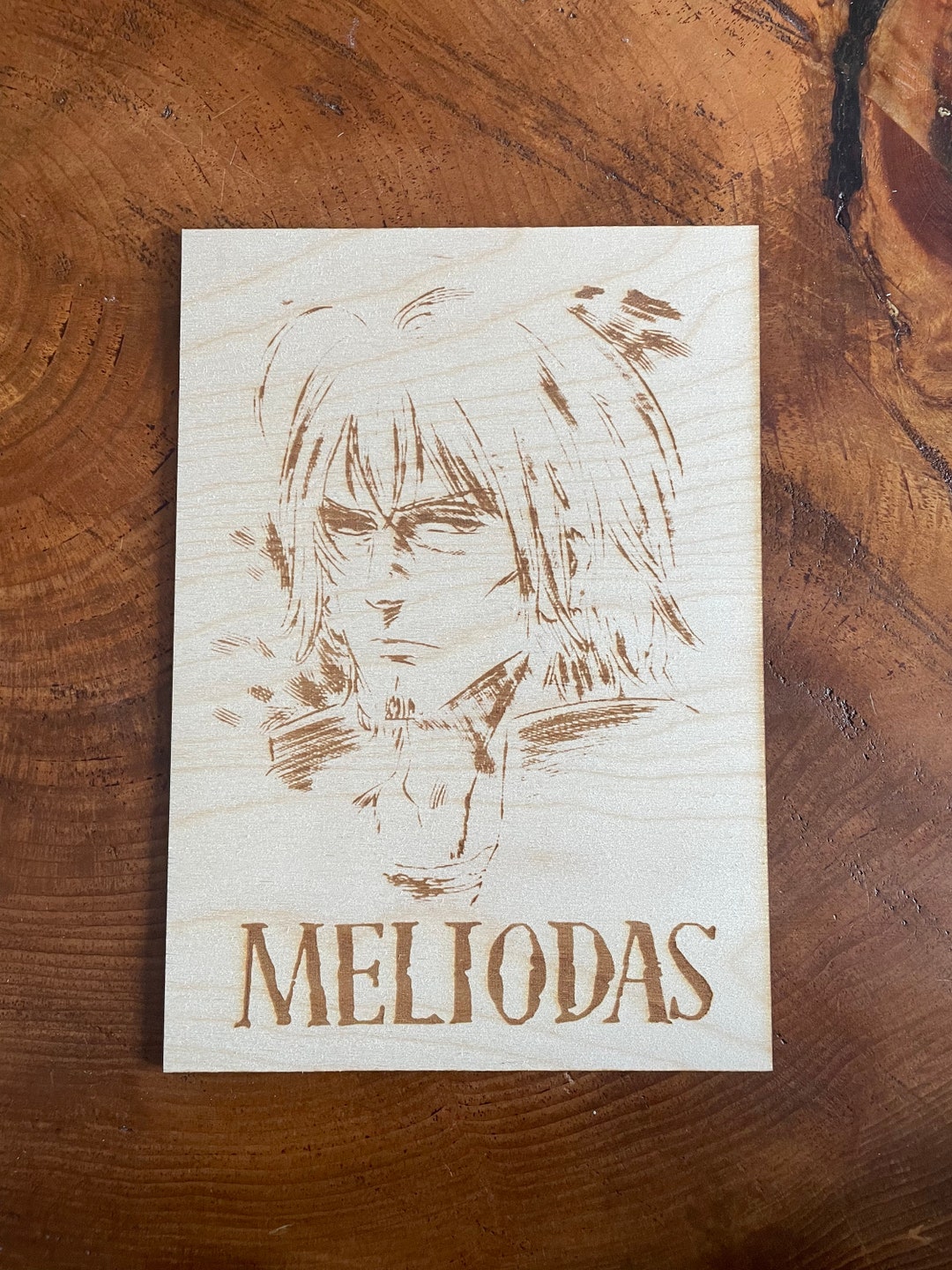 Meliodas Wanted Poster Seven Deadly Sins Laser Engraved Plaque Room Art ...