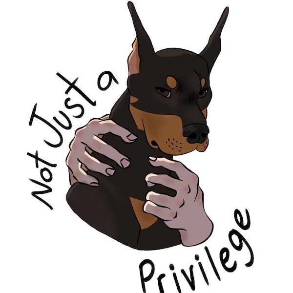 Scary Dog Privilege - Etsy UK