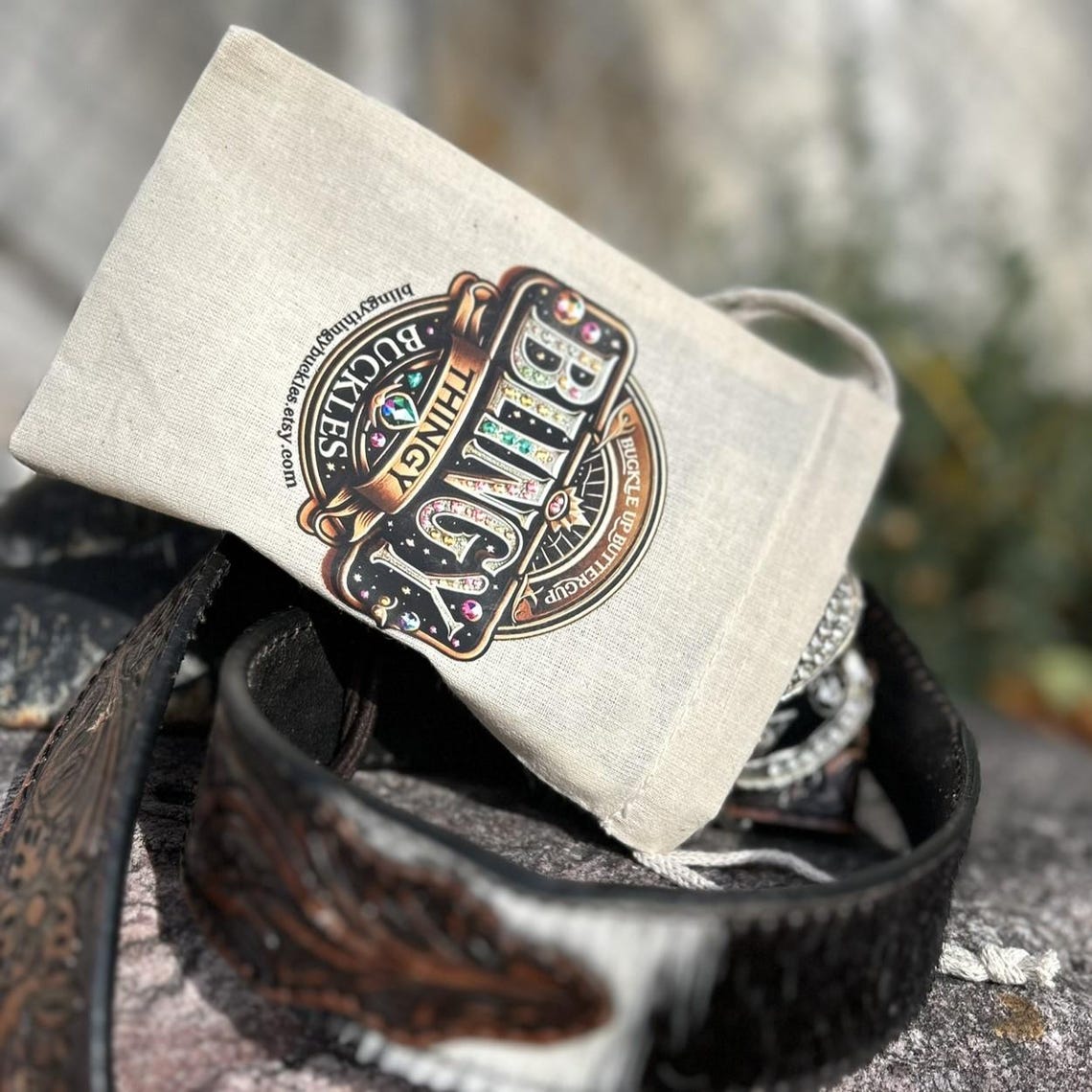 Belt Buckle Travel Bag - Free With Buckle Purchase - Etsy