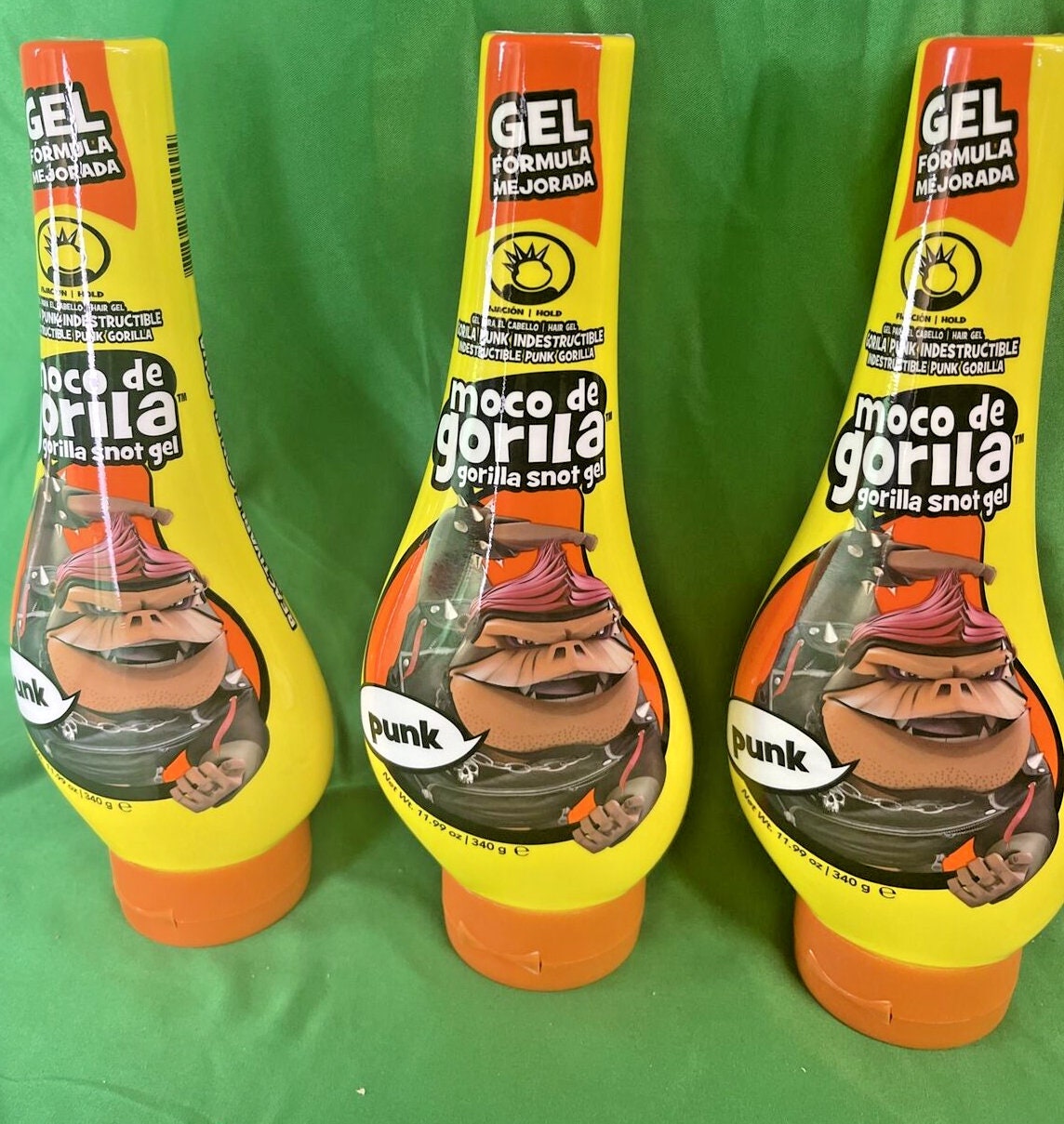 3 PK Moco De Gorila Punk Squizz Hair Gel 11.9oz Each - Etsy