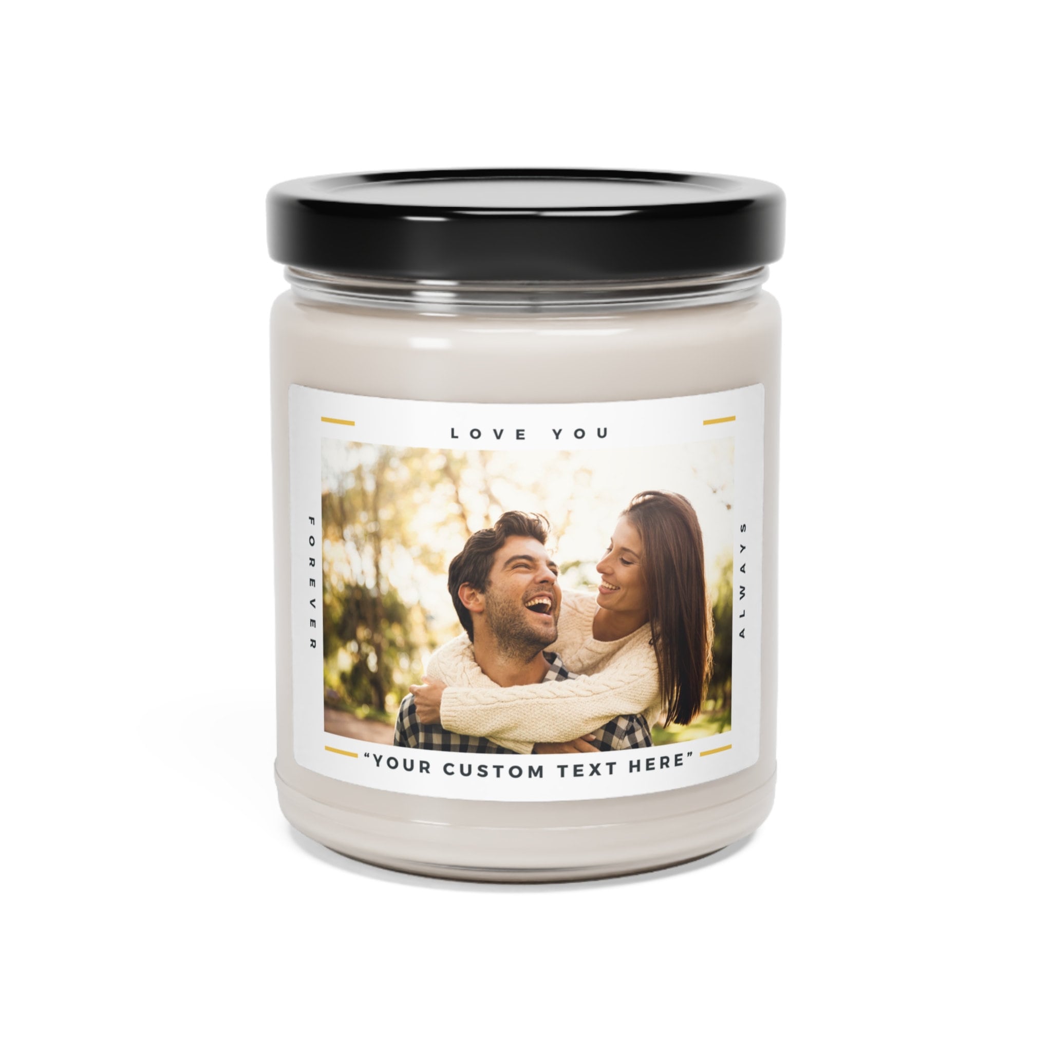 Personalized Photo Candle, Custom Candle, Personalized Anniversary ...