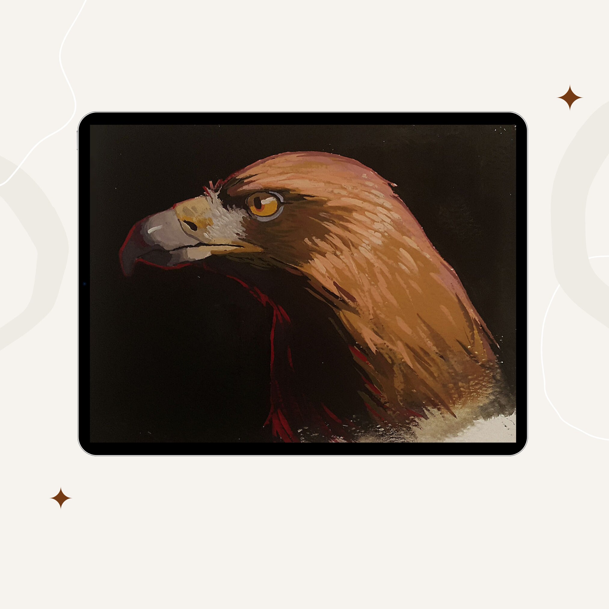 Procreate Realistic Gouache Brushes, Gouache Procreate Brush Set, Paper ...