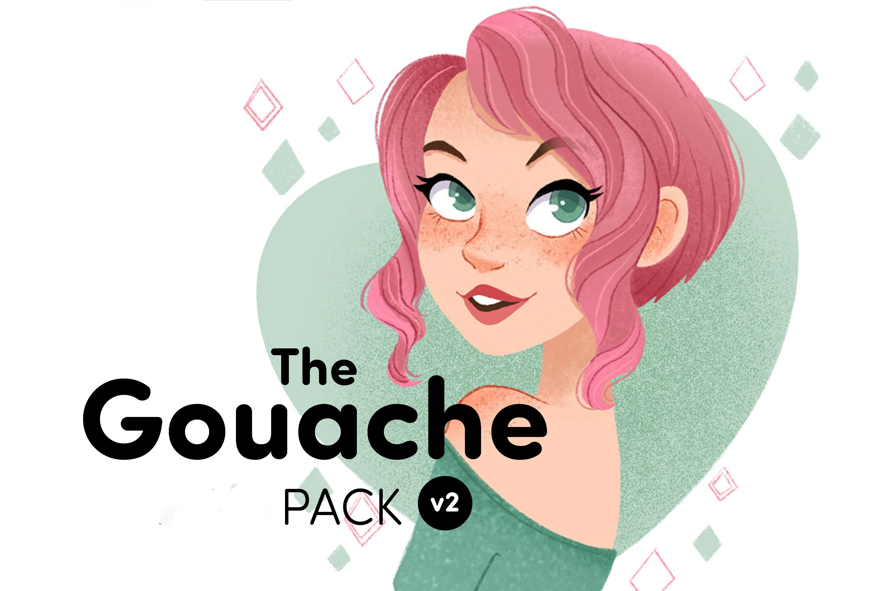 Procreate Realistic Gouache Brushes, Gouache Procreate Brush Set, Paper ...