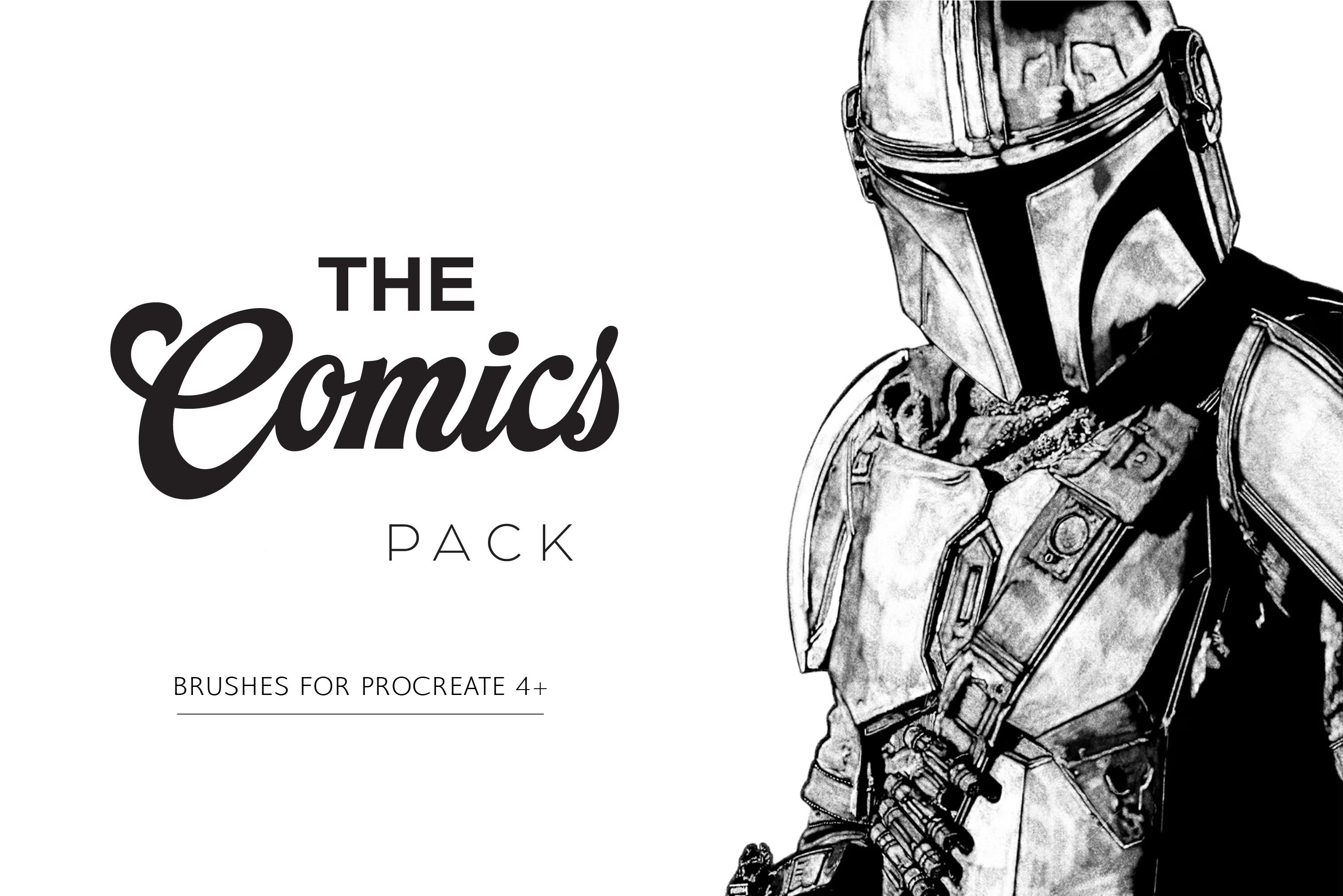 35 the Comics Procreate Pack, Procreate Comic Brushes, Procreate Manga ...