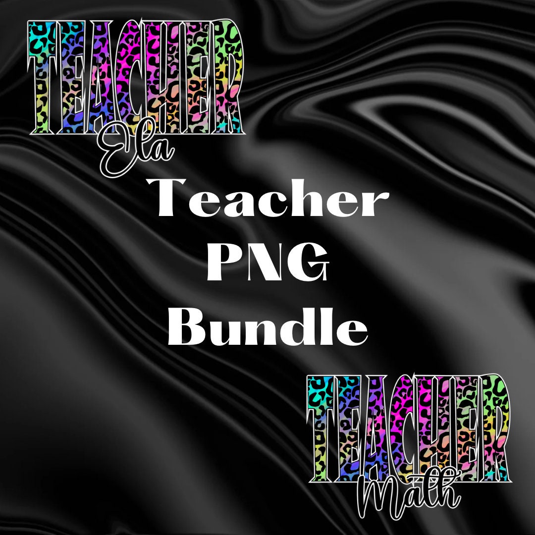 Cheetah Print Teacher PNG Bundle Teacher PNG Bundle Education PNG ...