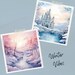 Printable Watercolor Winter Digital Paper PNG Winter Wonderland ...