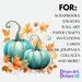Teal Pumpkin PNG Fall Clipart Bundle Pumpkin Teal PNG - Etsy