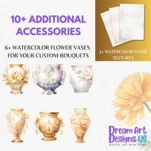 DIY Birth Month Flower Print Creator Kit, Watercolor Birth Month ...