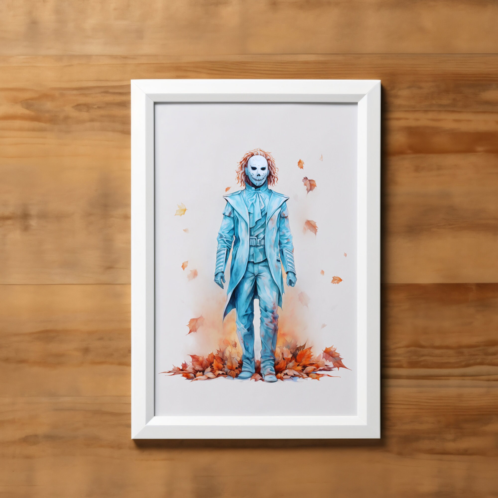 Pastel Halloween Horror Character Clipart PNG Bundle - Spooky Scary ...