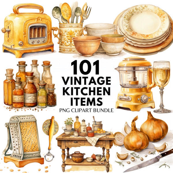 Kitchen Clipart - Etsy
