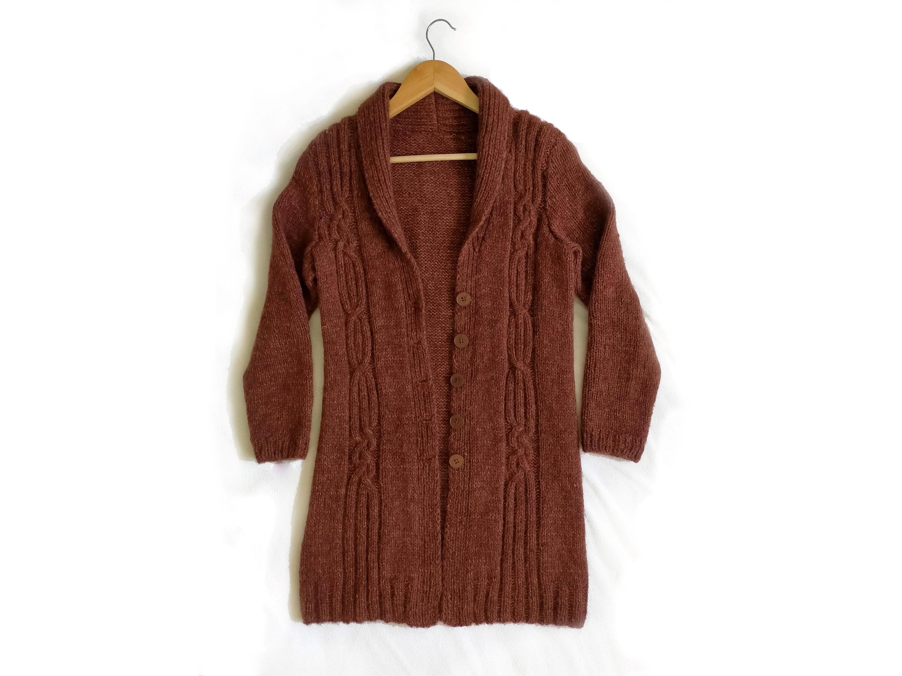 Long Cardigan for Women Knitting PATTERN / Quick Knit / Instant Digital ...