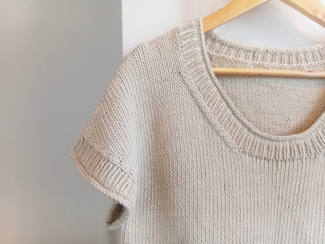 Women's T-shirt KNITTING PATTERN / Instant PDF Download / Summer Knit ...