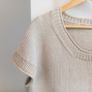 Women's T-shirt KNITTING PATTERN / Instant PDF Download / Summer Knit ...