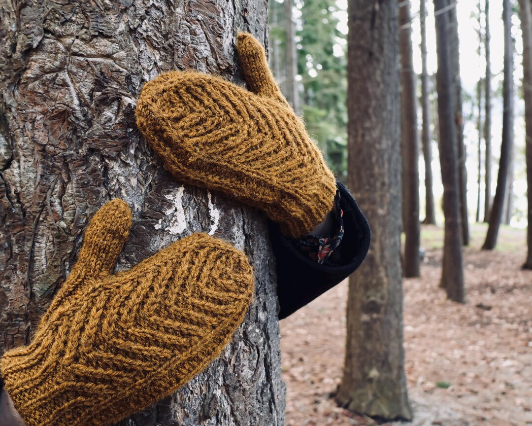 Mittens Knitting Pattern: Two Sizes (PDF Pattern) - Etsy