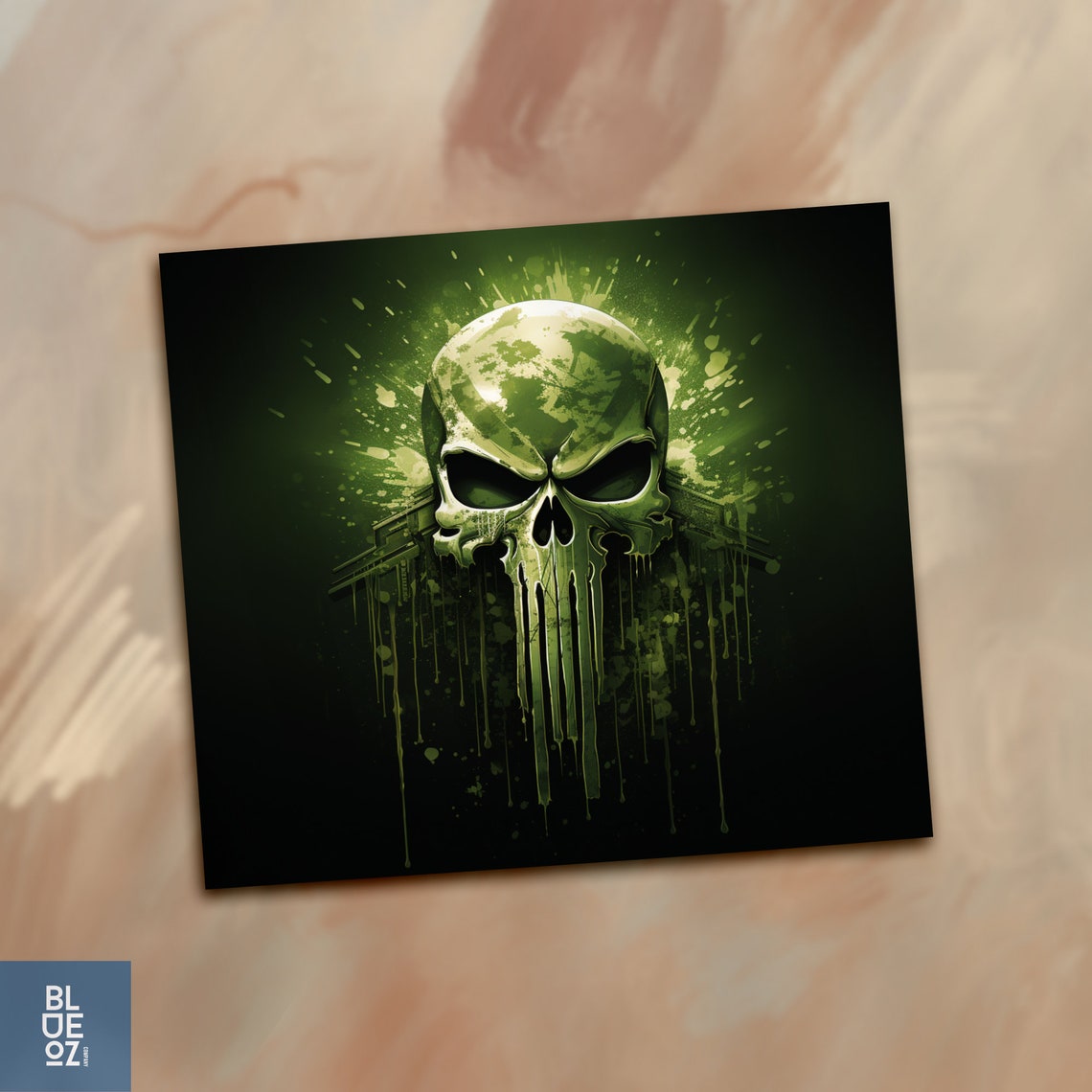 Punisher Skull, Military, SF Skull, Spec Ops 20oz & 30oz Skinny Tumbler ...