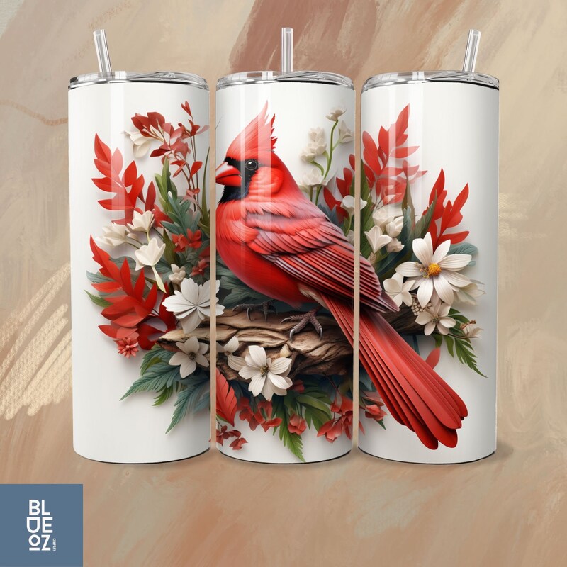 Cardinal and Straw - Etsy