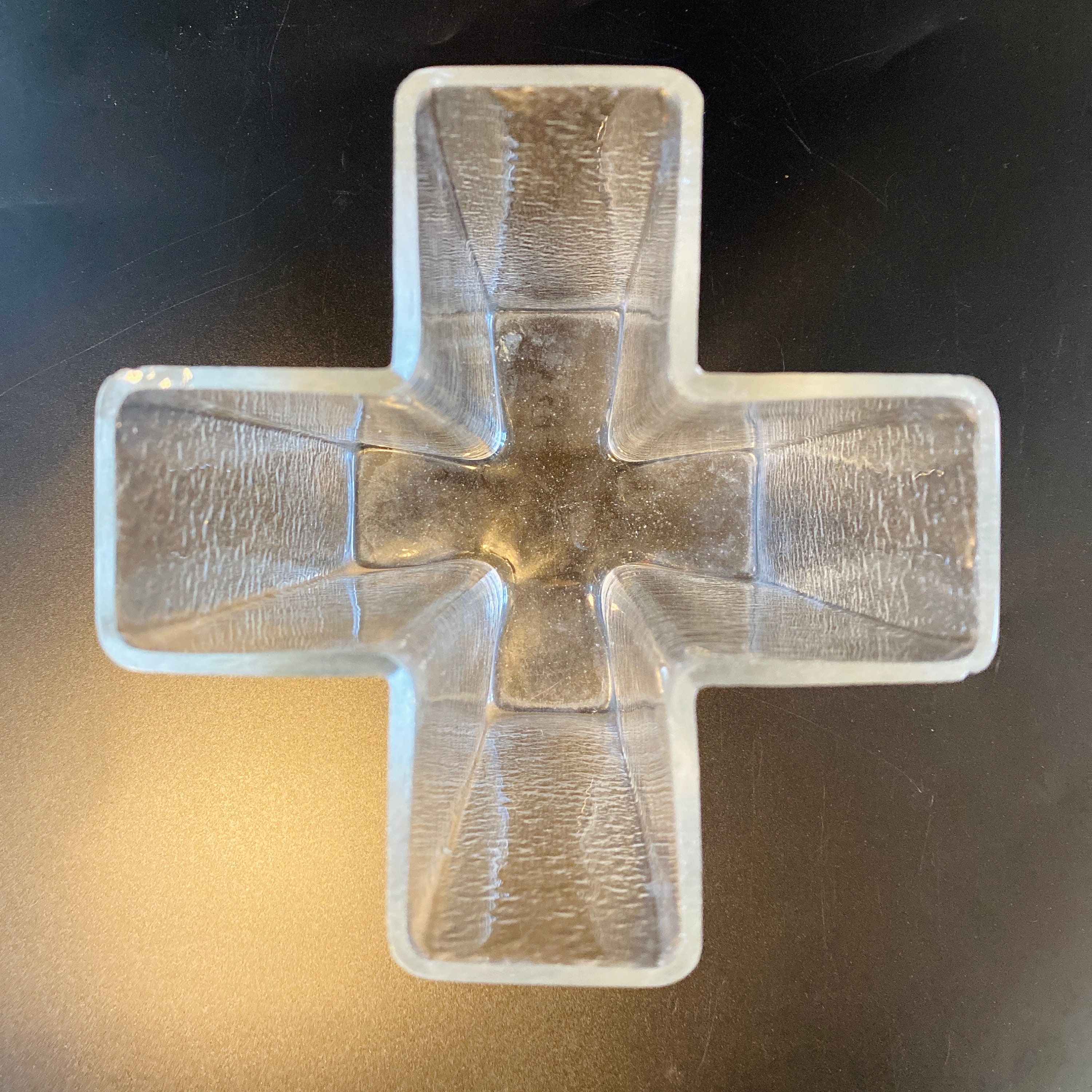 Cross Vase by Danish Architect Bodil Kjaer-gullaskruf Sweden - Etsy