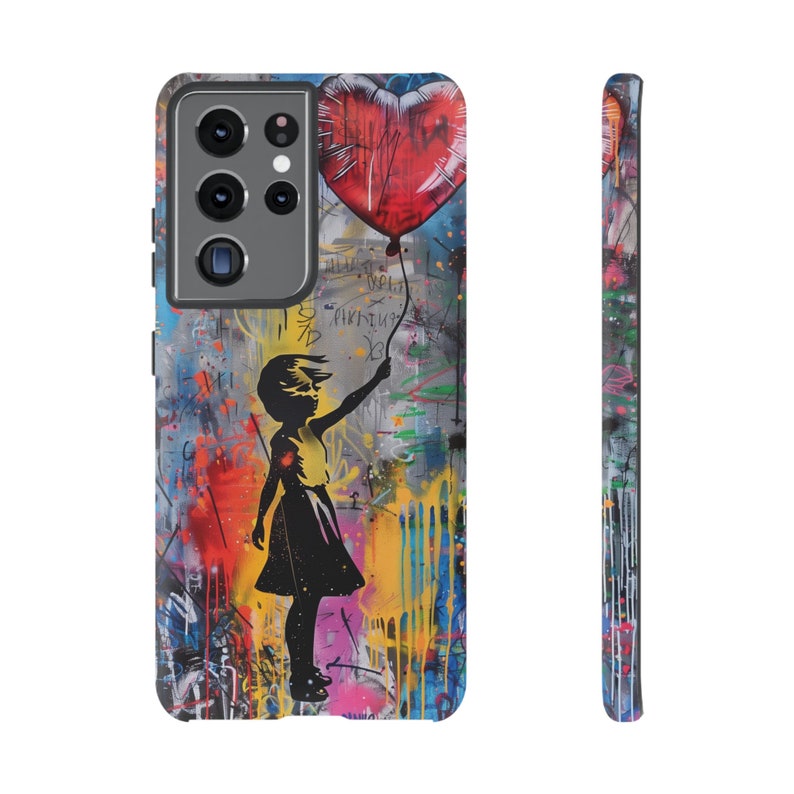 Banksy-style Graffiti Phone Case 3 Street Design Galaxy, Iphone, Google ...