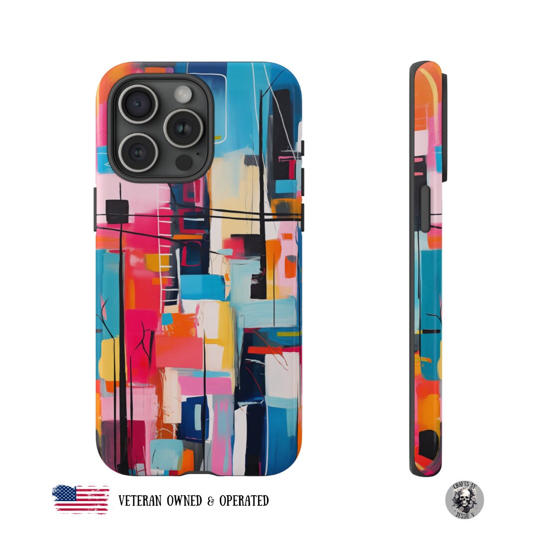 The Bronx, New York City Abstract Phone Case, Iphone, Google Pixel ...
