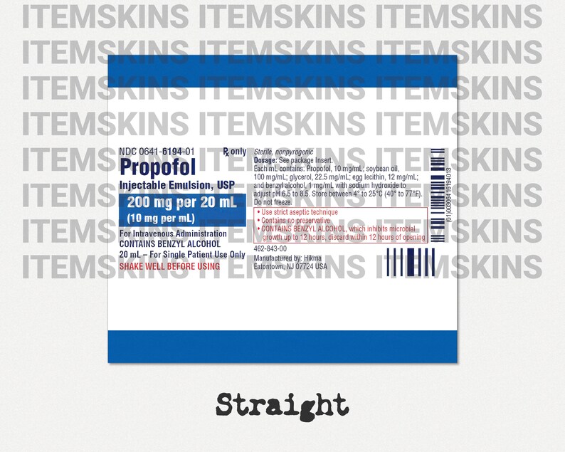 Propofol Tumbler Wrap PNG 20 Oz Skinny Anesthesiology Tumbler - Etsy