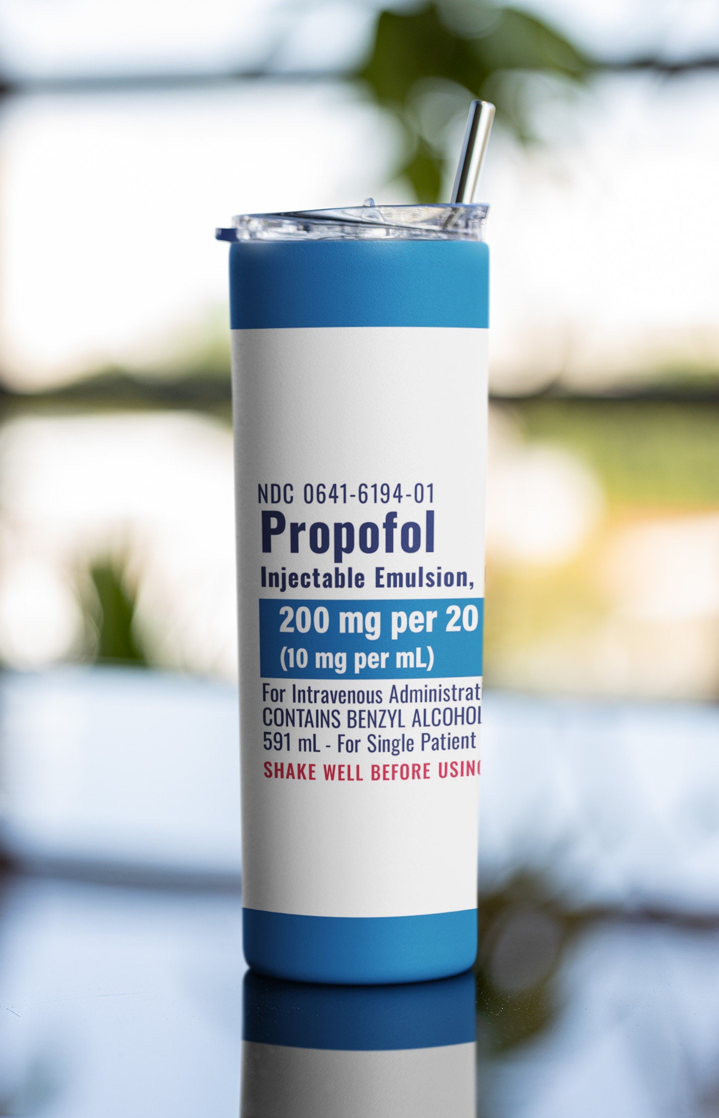 Propofol Tumbler Wrap PNG, 20 Oz Skinny Anesthesiology Tumbler ...
