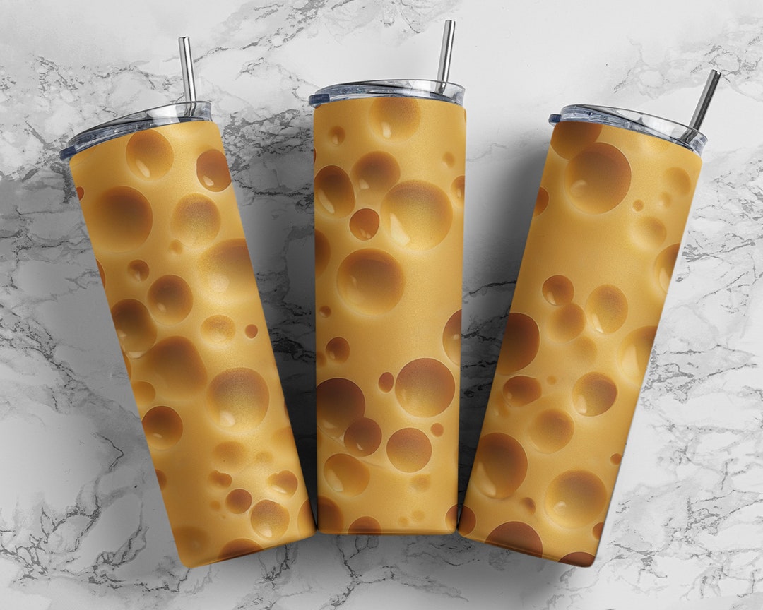 Cheese Tumbler Wrap PNG, 20 Oz Skinny Seamless Tumbler Wrap Tumbler ...