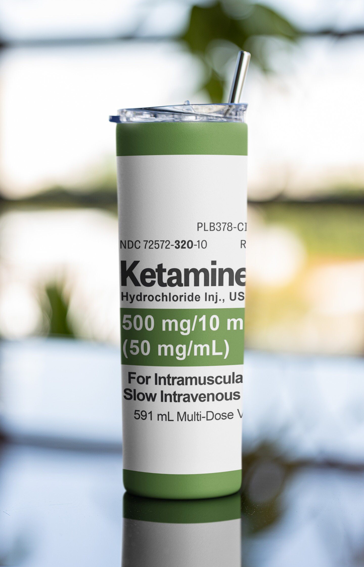 Ketamine Tumbler Wrap PNG, 20 Oz Skinny Prescription Tumbler ...