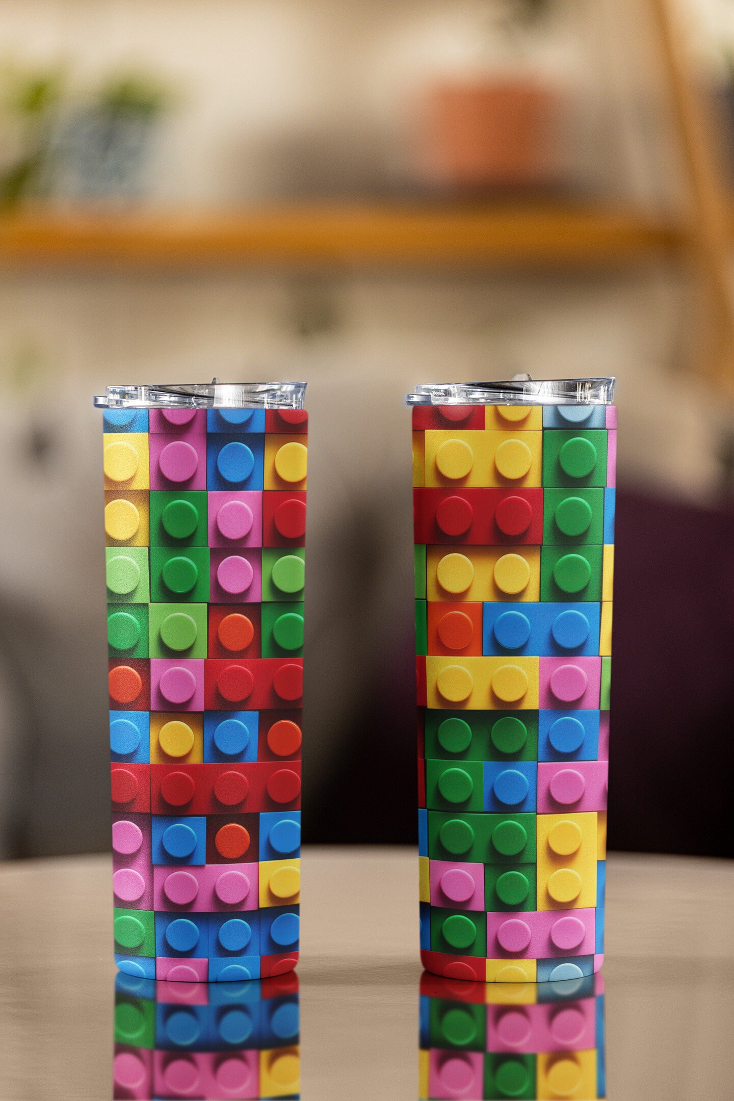 Building Blocks Tumbler Wrap PNG, 20 Oz Skinny Seamless Tumbler ...