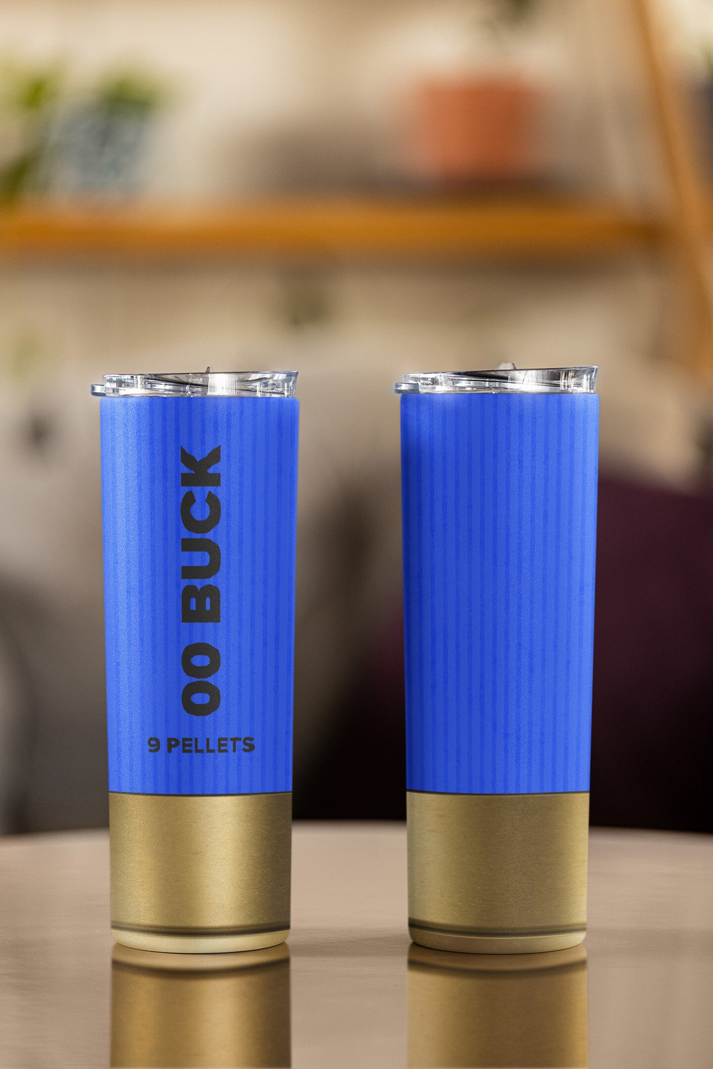 Shotgun Shell 00 Buckshot Blue Tumbler Wrap PNG, 20 Oz Skinny Seamless ...