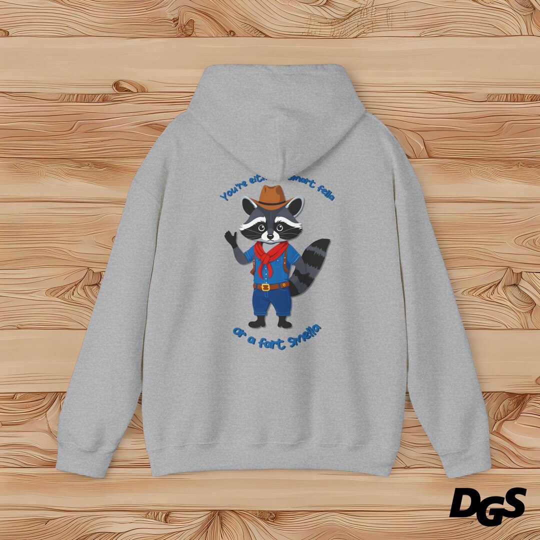 Cowboy Raccoon, Funny, Meme Hoodie, Raccoon Hoodie, Funny Raccoon ...