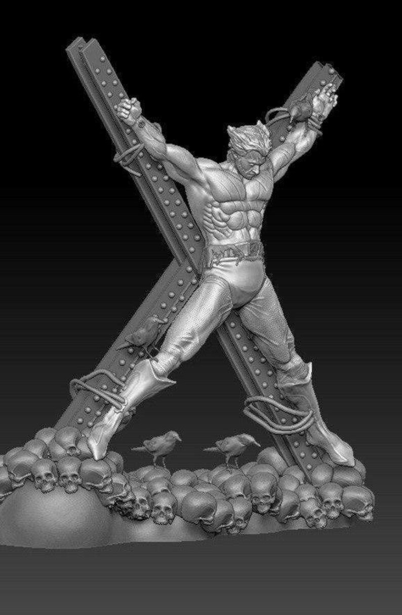 Marvel Wolverine STL File 3D Printable Superhero Collectible - Etsy ...