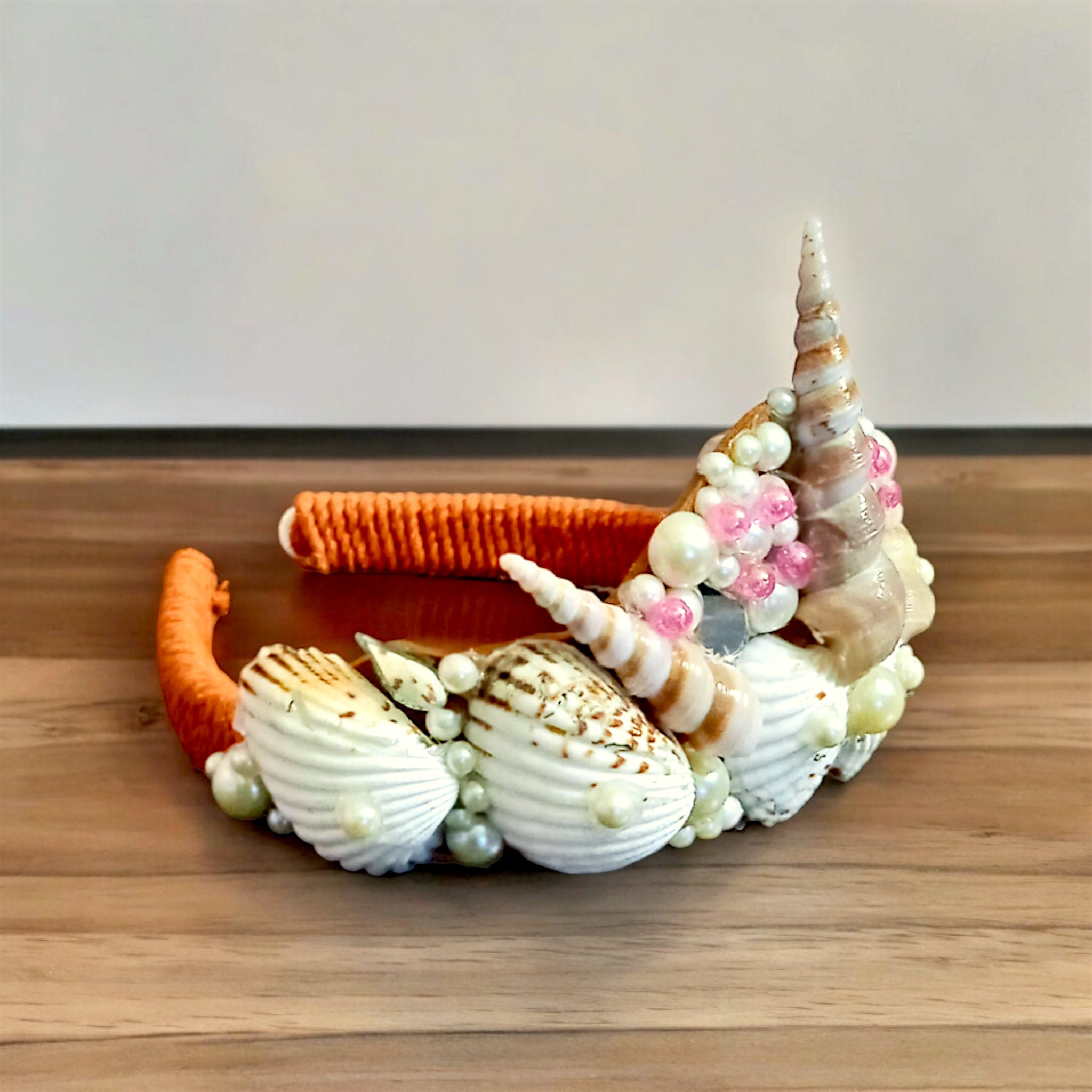 Seashell Crown for Girls, Crown for Anniversary, Beach Wedding Crown ...