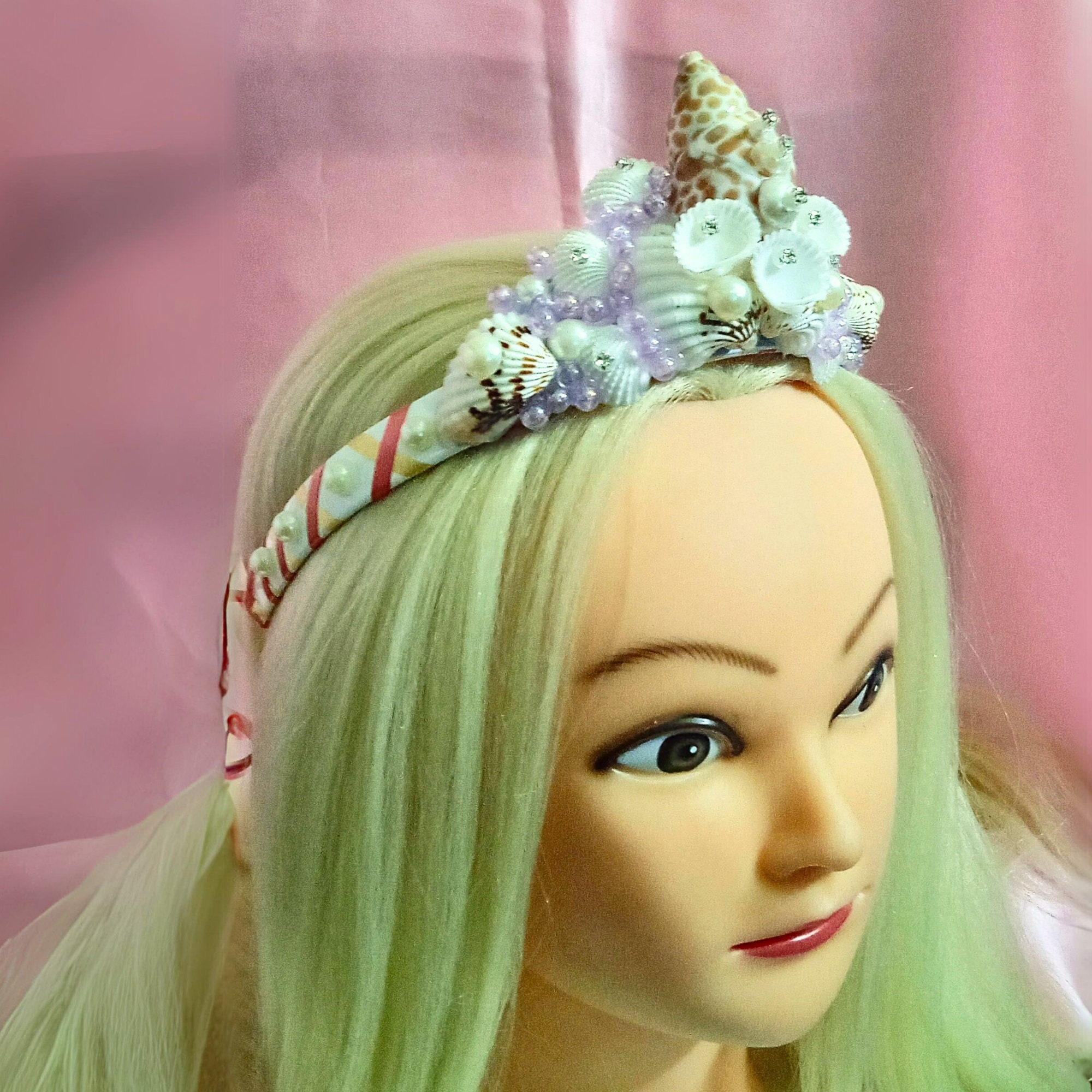 Seashell Mermaid Goddess Crown for Bride Shell Festival Crown Shell ...