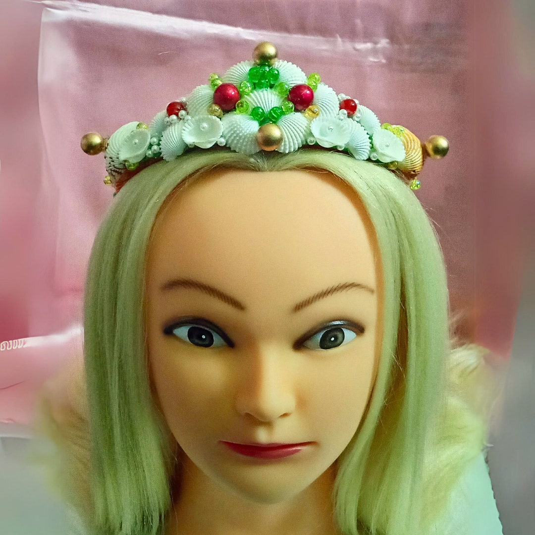 Mermaid Seashell Goddess Crown for Wedding - Festival or Any Events ...