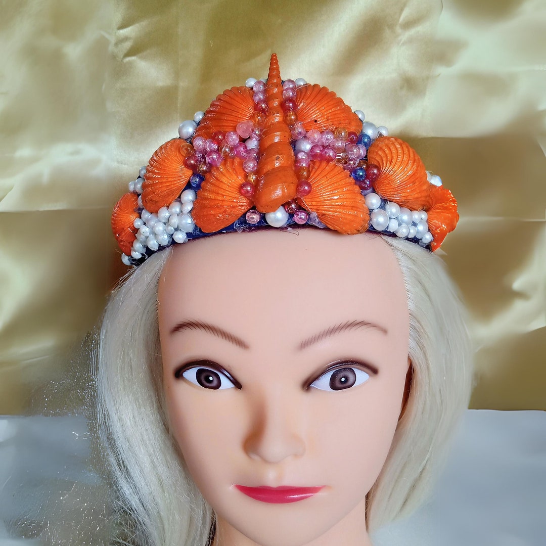 Sweet Mermaid Seashell Crown for Girls, Festival Crown, Wedding Crown ...
