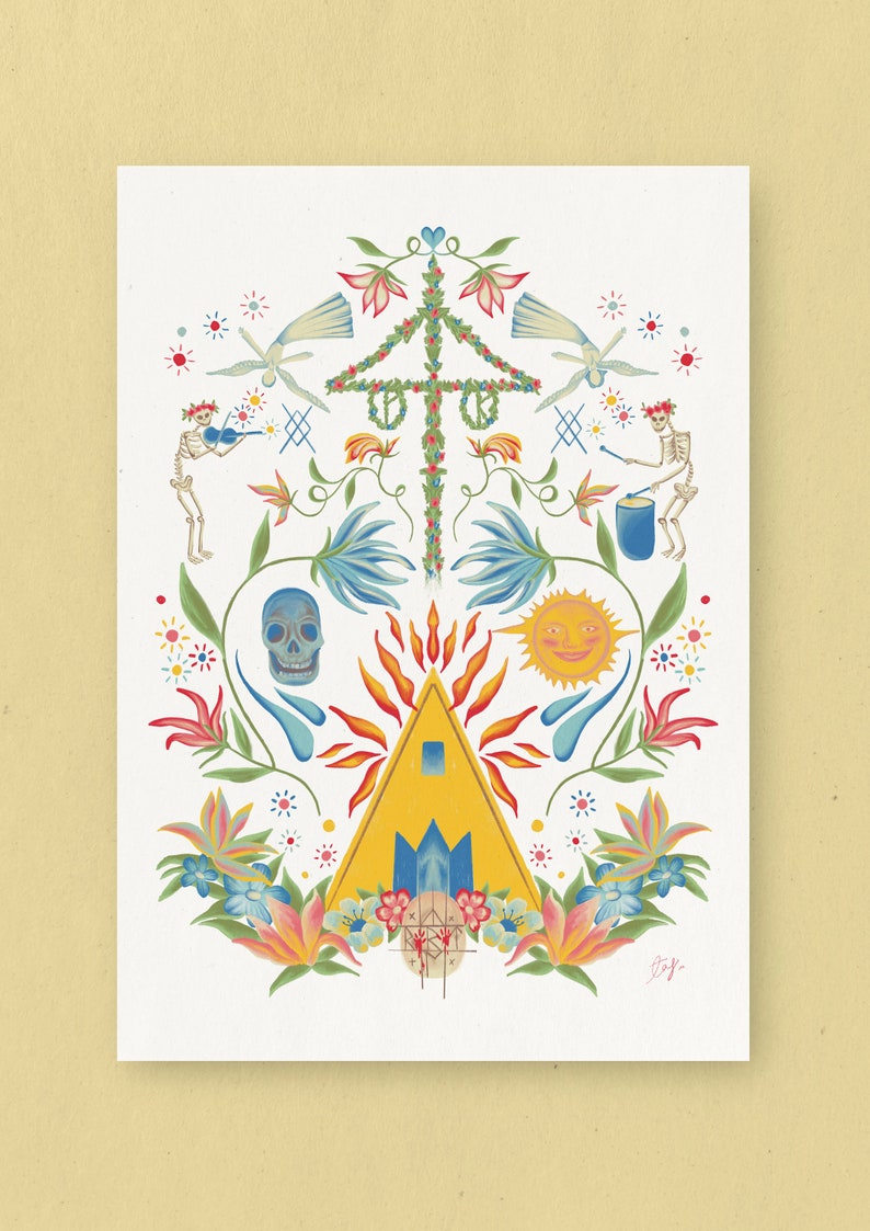 Midsommar - Film Inspired A4/A5 Art Print - Etsy