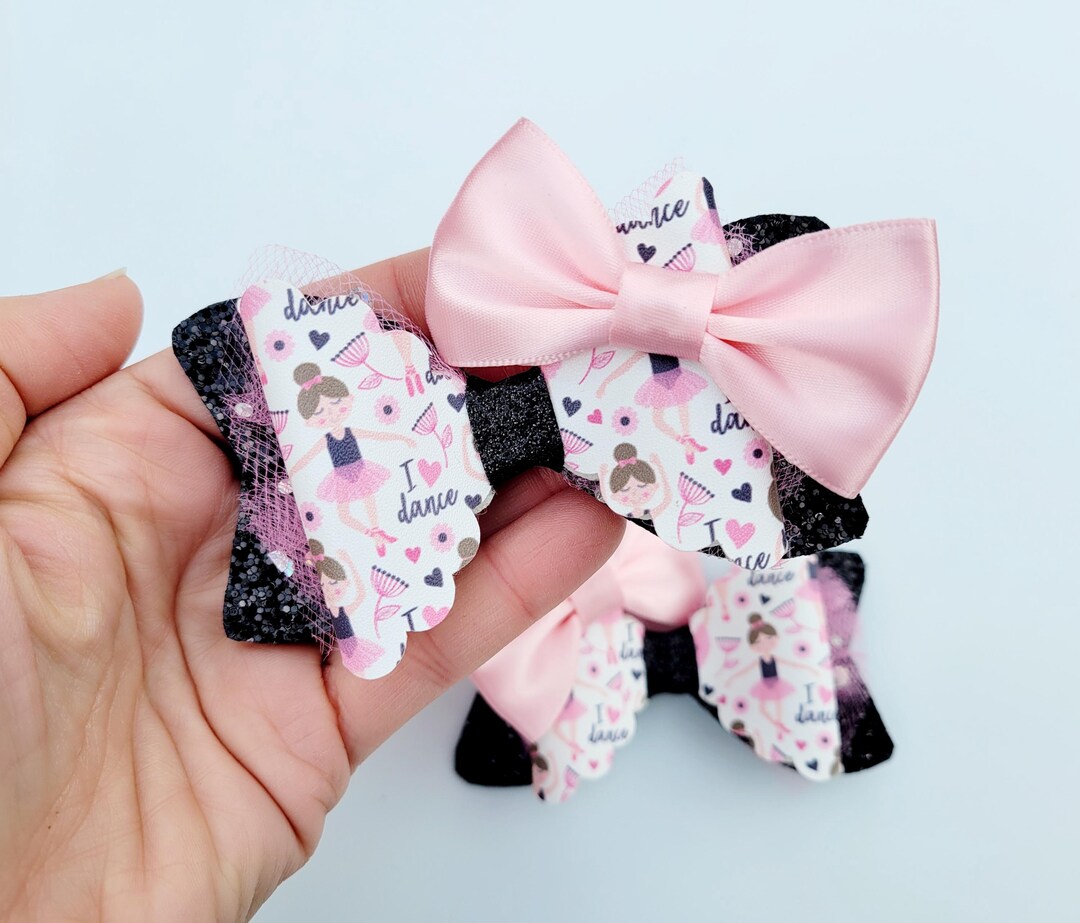 Dance Ballerina Hair Bow - Etsy
