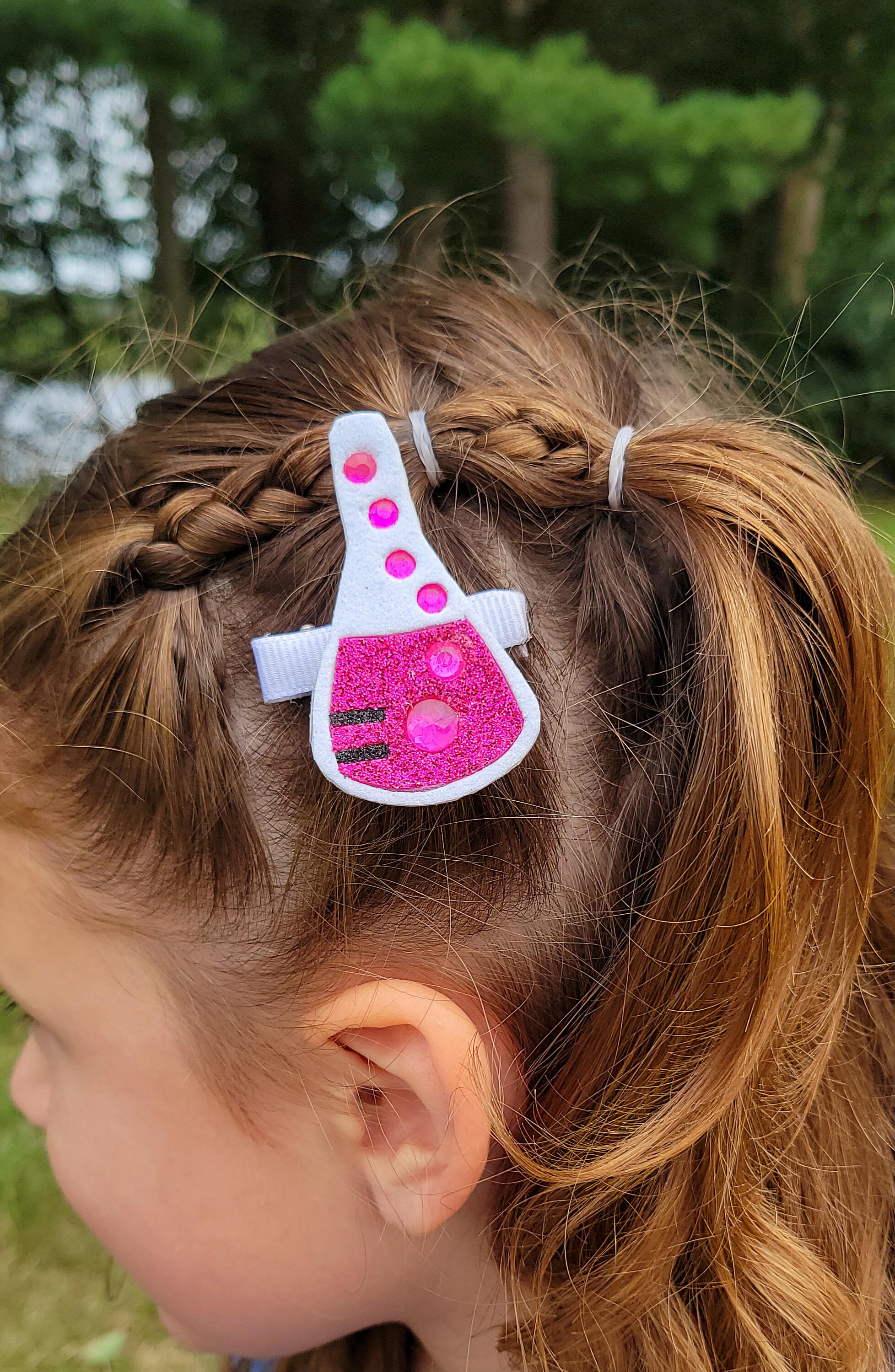 Set of 3 Science DNA H2O Flask Hair Clips Girls Can Do - Etsy