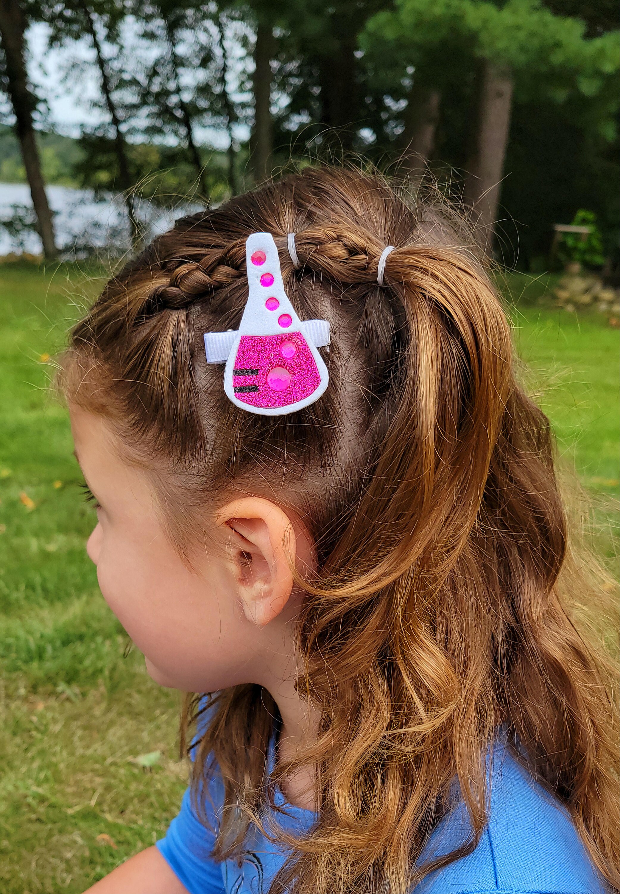 Set of 3 Science DNA H2O Flask Hair Clips Girls Can Do - Etsy