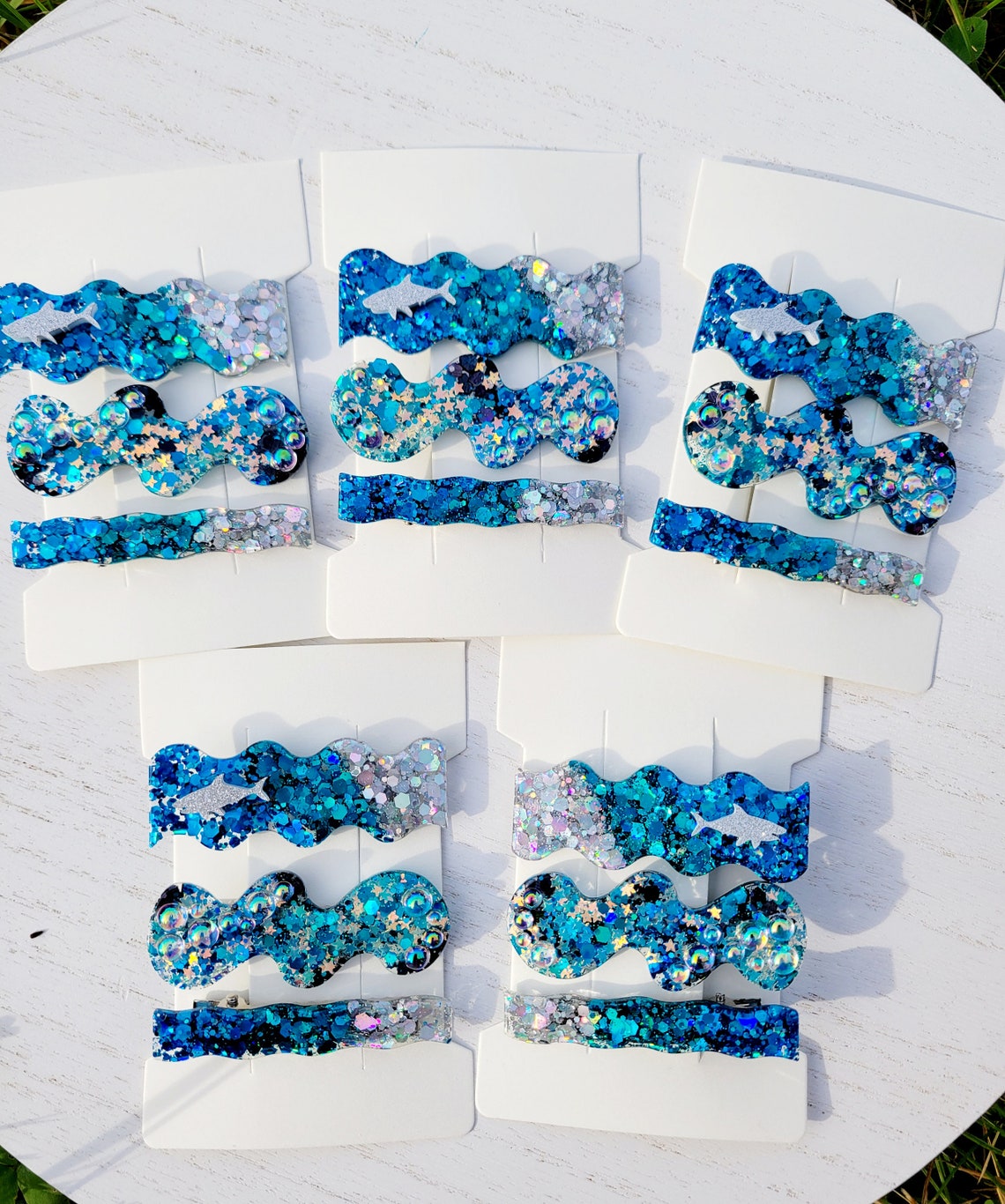 Shark Week Resin Clip Sets - Etsy