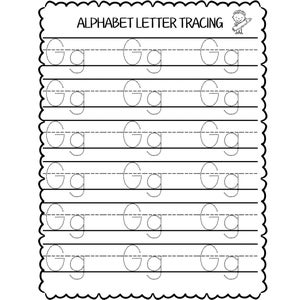 26 Printable Letter Tracing Worksheets. Preschool-kindergarten Phonics ...