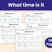 Telling Time Printable Kids Learning Time Time Telling Worksheets ...
