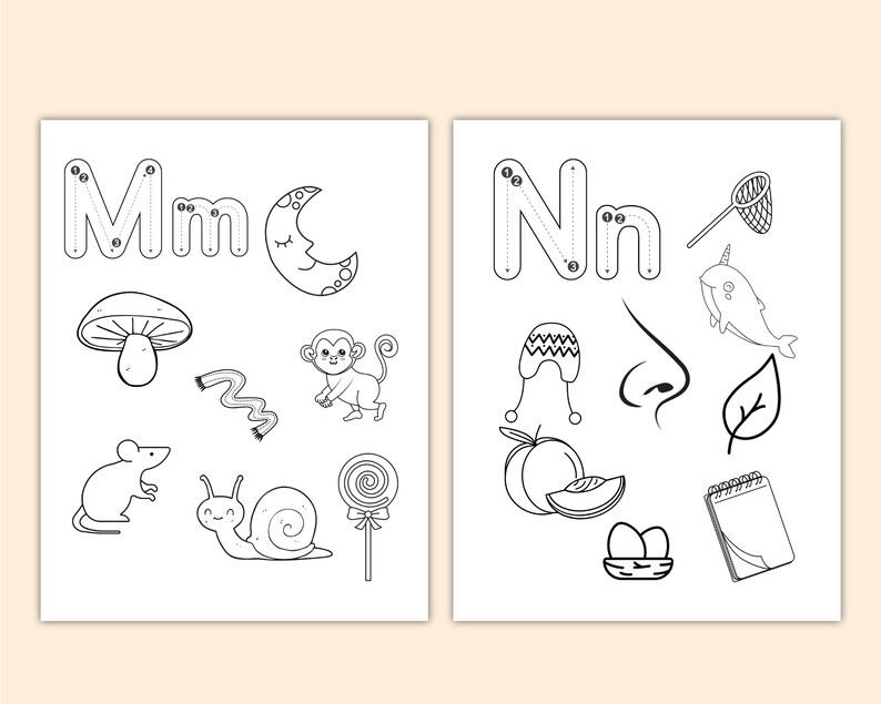 Preeschool Alphabet Coloring Pages Worksheets Kindergarten Activity ...