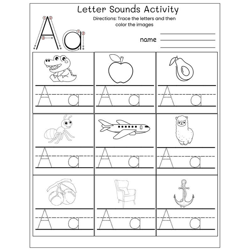 B Letter Preschool - Etsy