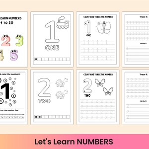 Ultimate Preschool Kindergarten & Math Worksheet Mega Bundle | Kids ...