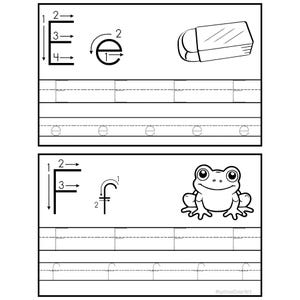 26 Letter Phonics & Handwriting Worksheets Pre-k Kindergarten ...